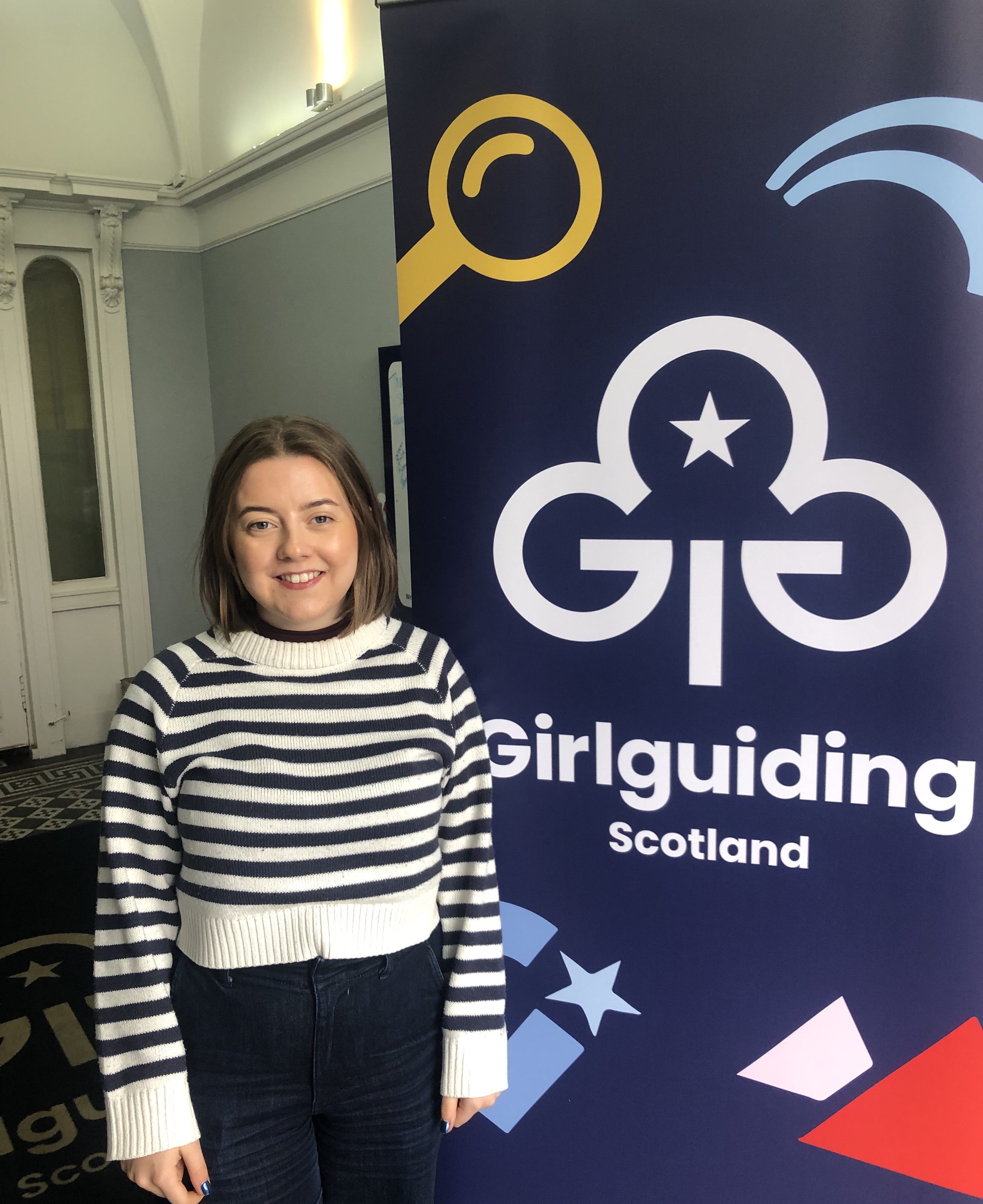 Katie, lead volunteer for girl voice, talks youth social action - Girlguiding Scotland